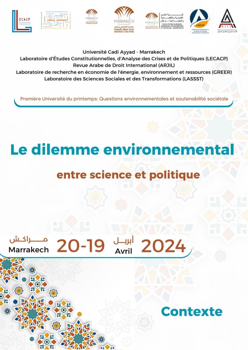 The First Spring University: Environmental Issues and Social Sustainability : Environmental ...