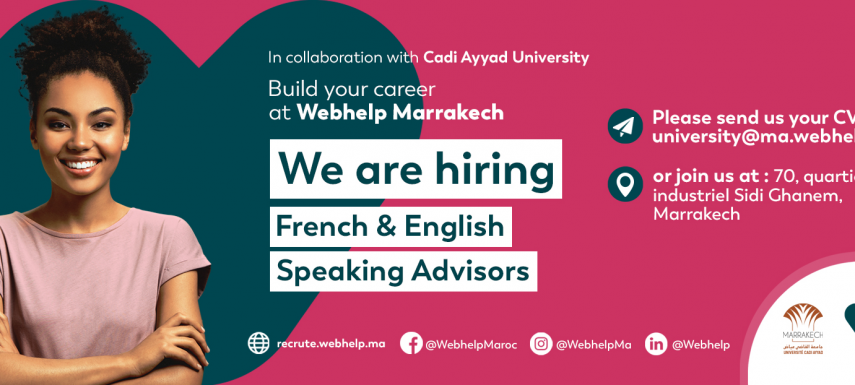 Webhelp Marrakech: Recruitment campaign
